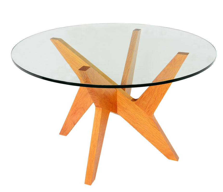 Cross Style Dining Table – Repro